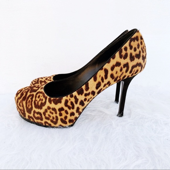 Yves Saint Laurent | Shoes | Yves Saint Laurent Tribtoo Leopard ...